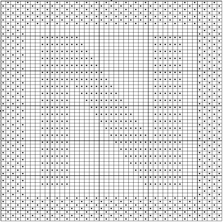 Free Letter N Dishcloth or Afghan Square Knitting Pattern - Daisy and Storm