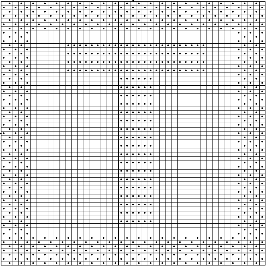 Free Letter T Dishcloth or Afghan Square Knitting Pattern - Daisy and Storm