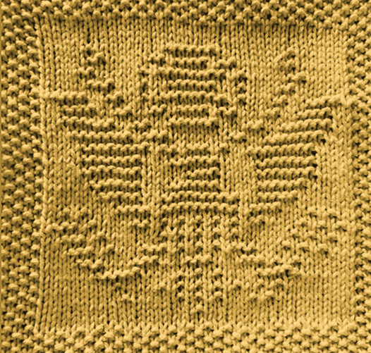 Free US Army Emblem Dishcloth or Afghan Square Knitting Pattern - Daisy ...