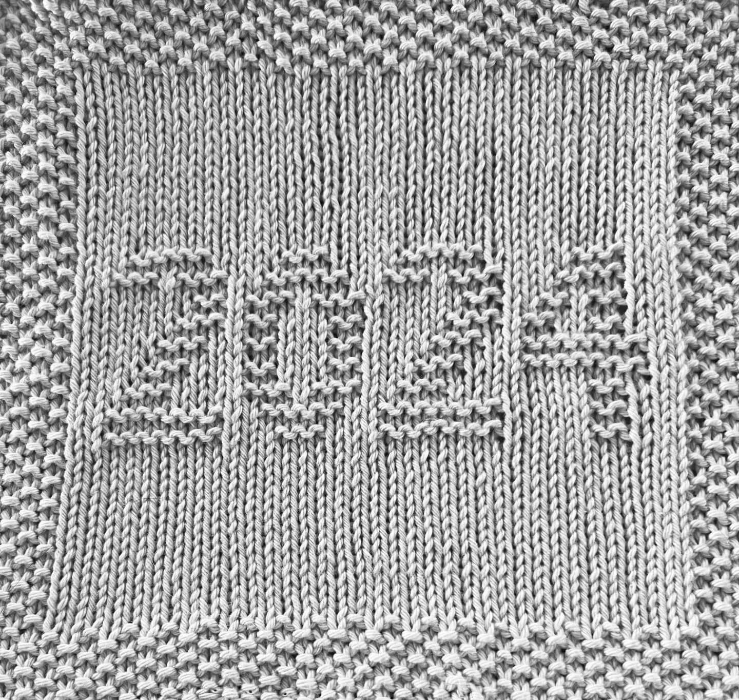 Free 2024 Year Dishcloth or Afghan Square Knitting Pattern - Daisy and ...