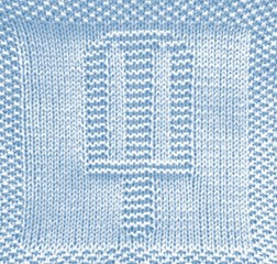 Free Popsicle Dishcloth or Afghan Square Knitting Pattern - Daisy and Storm